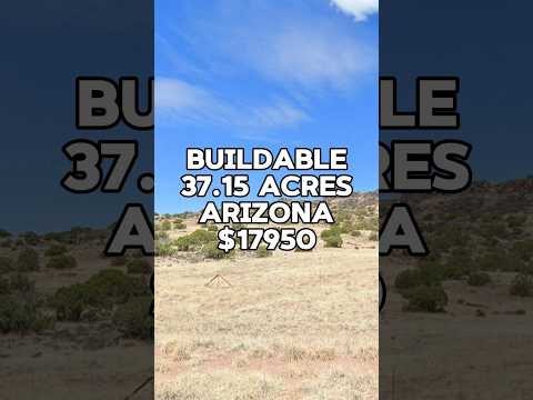 Buildable 37.15 acres for sale in Concho, AZ for $17,950. Mobile Homes Allowed. Taxes are $128/year