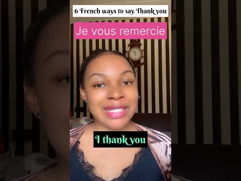 SAYING THANK YOU IN FRENCH #french #grammaire #merci #learnfrenchwithada