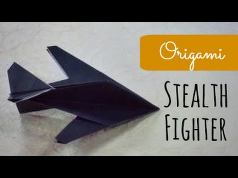 Origami Stealth Fighter Instructions (Robert J. Lang) | The Secrets of ...