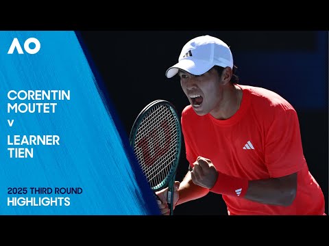 Corentin Moutet v Learner Tien Highlights | Australian Open 2025 Third Round