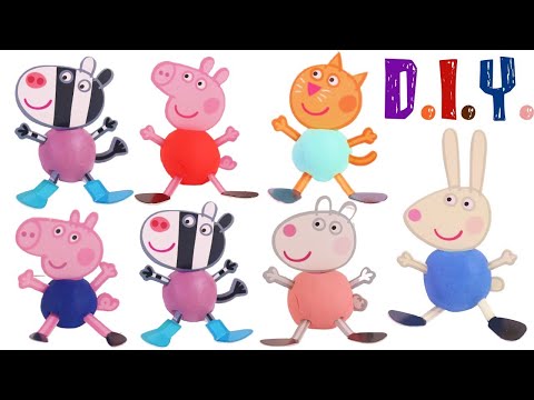 How to Make Peppa Pig & Friends Clay Pals - Simple Dough Craft