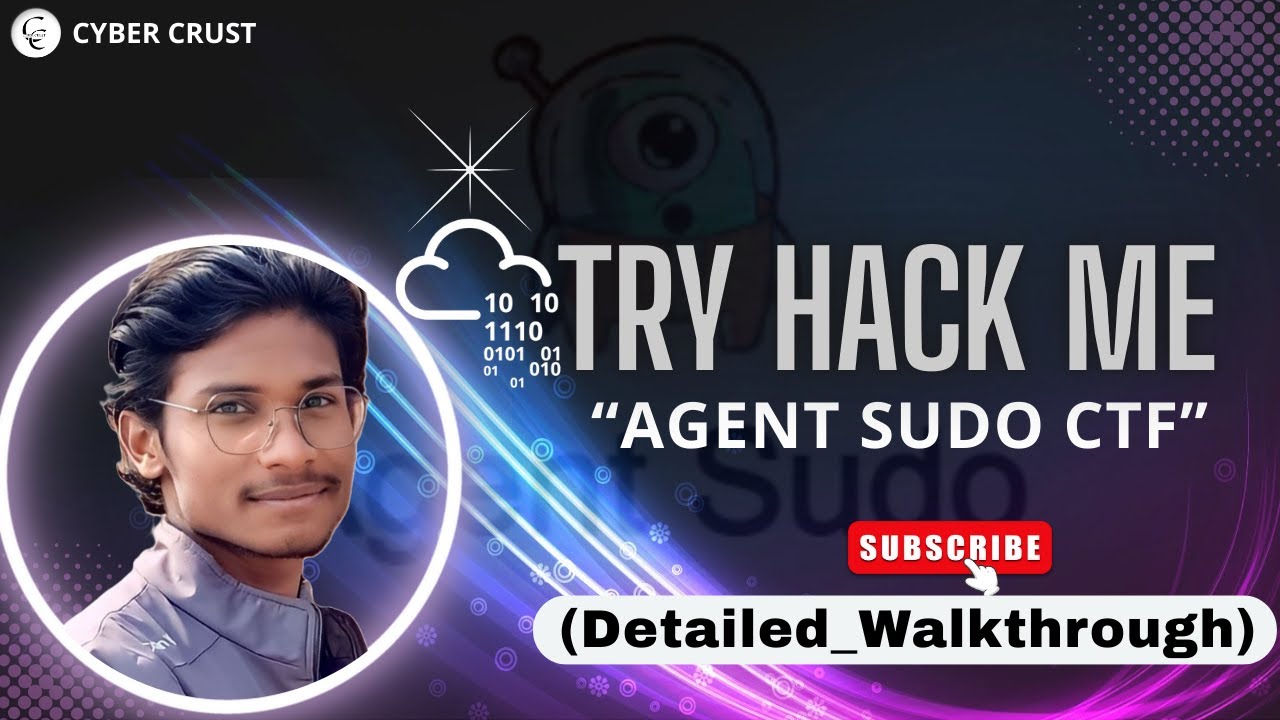 Agent Sudo CTF | Try Hack Me | CTF | With Detailed Walkthrough & Medium Link #tryhackme #agentsudo