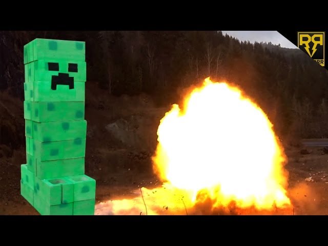 Minecraft Creeper IRL - The Awesomer