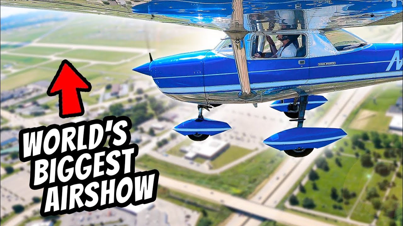 I Landed My Cessna 150 at Oshkosh (Full ATC)