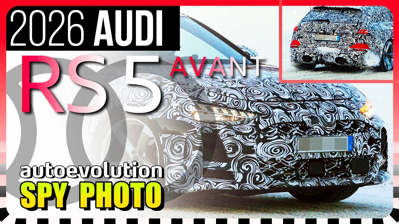 Neither Snow nor Rain Can Stop the 2026 Audi RS 5 Avant From Testing ...