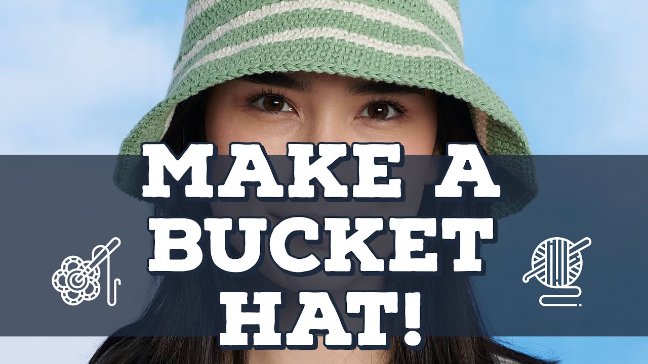How to Crochet Easy Crochet Gift Shop Bucket Hat Adult
