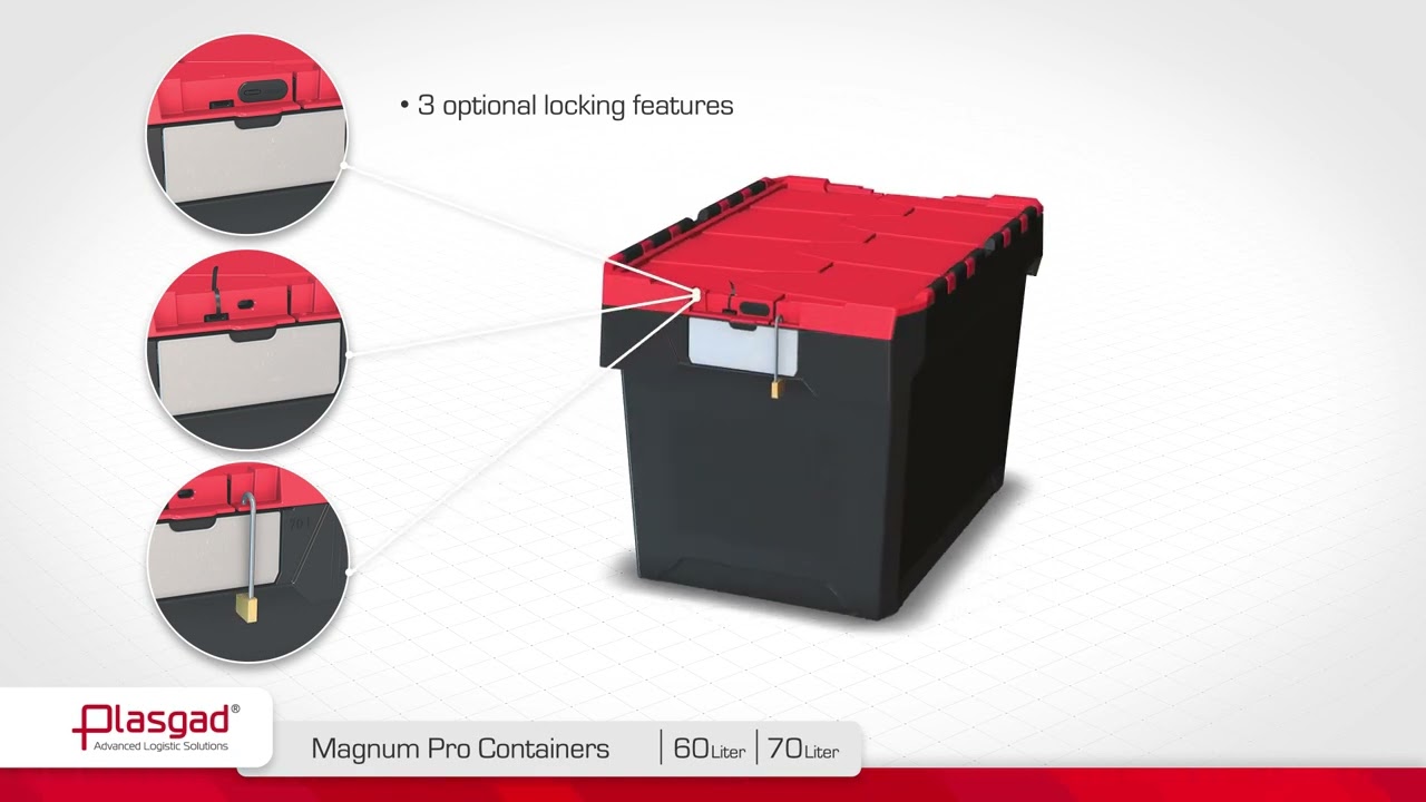 Magnum Pro 60L - Solid Crates | Plasgad