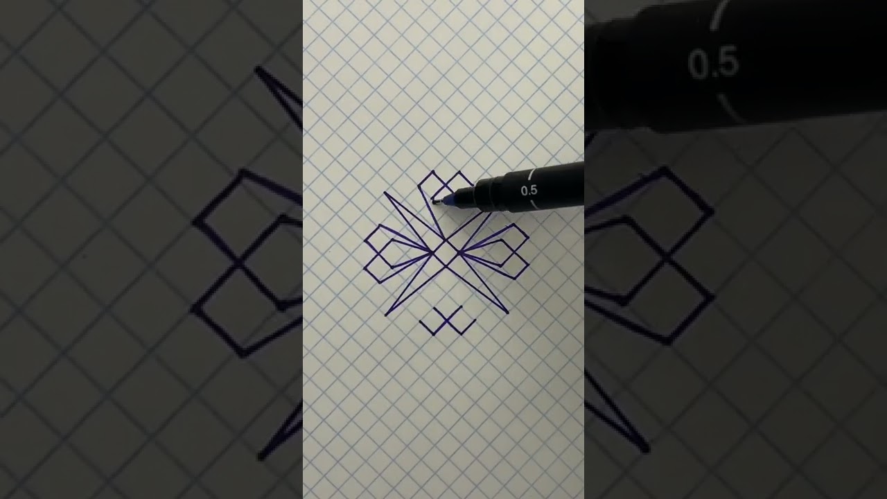 Drawing an Оrnament on Graph Paper