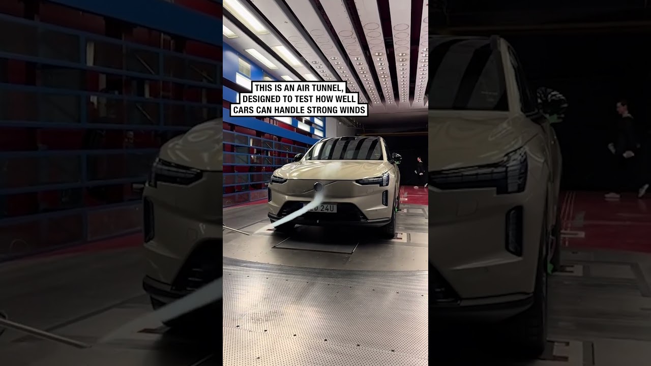 How we test aerodynamic cars! 😮🚗  -  🎥 drivenlikestolen