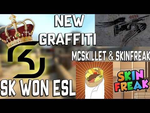 SK Gaming ESL Cologne! McSkillet and Skinfreak! CSGO Map Graffiti and How Much I Make On Youtube!