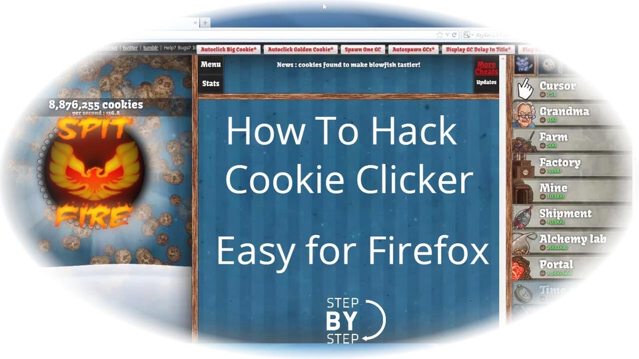 ★ How To Hack Cookie Clicker [New] - Hacked Cookies Taste Terrible [FireFox] Cookie Clicker Cheat
