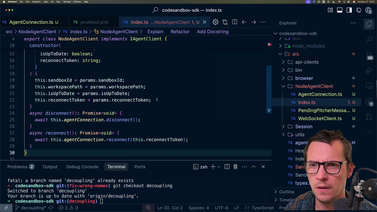 CodeSandbox - SDK - Split browser/server and some debugging