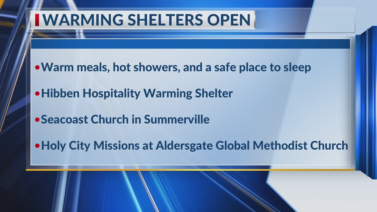 Warming centers open for those without adequate heat or experiencing homelessness