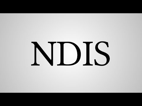 What Does "NDIS" Stand For?