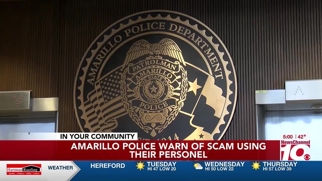 Amarillo Police Department warns community of scam involving officer impersonation