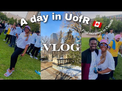 A day in University of Regina🇨🇦: Career fair, why i stopped making seat-down videos, my new job +