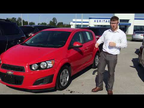 Used 2016 Chevrolet Sonic LS Hatchback Features & Walkaround Review - Heritage Ford - Corydon, IN