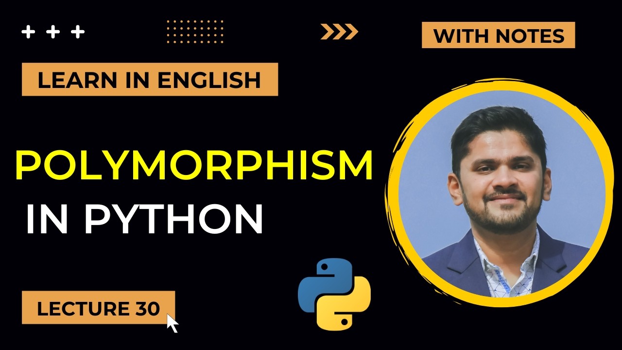 30. Polymorphism in Python | Runtime Compiletime | Advanced Python Tutorial | Amit Thinks