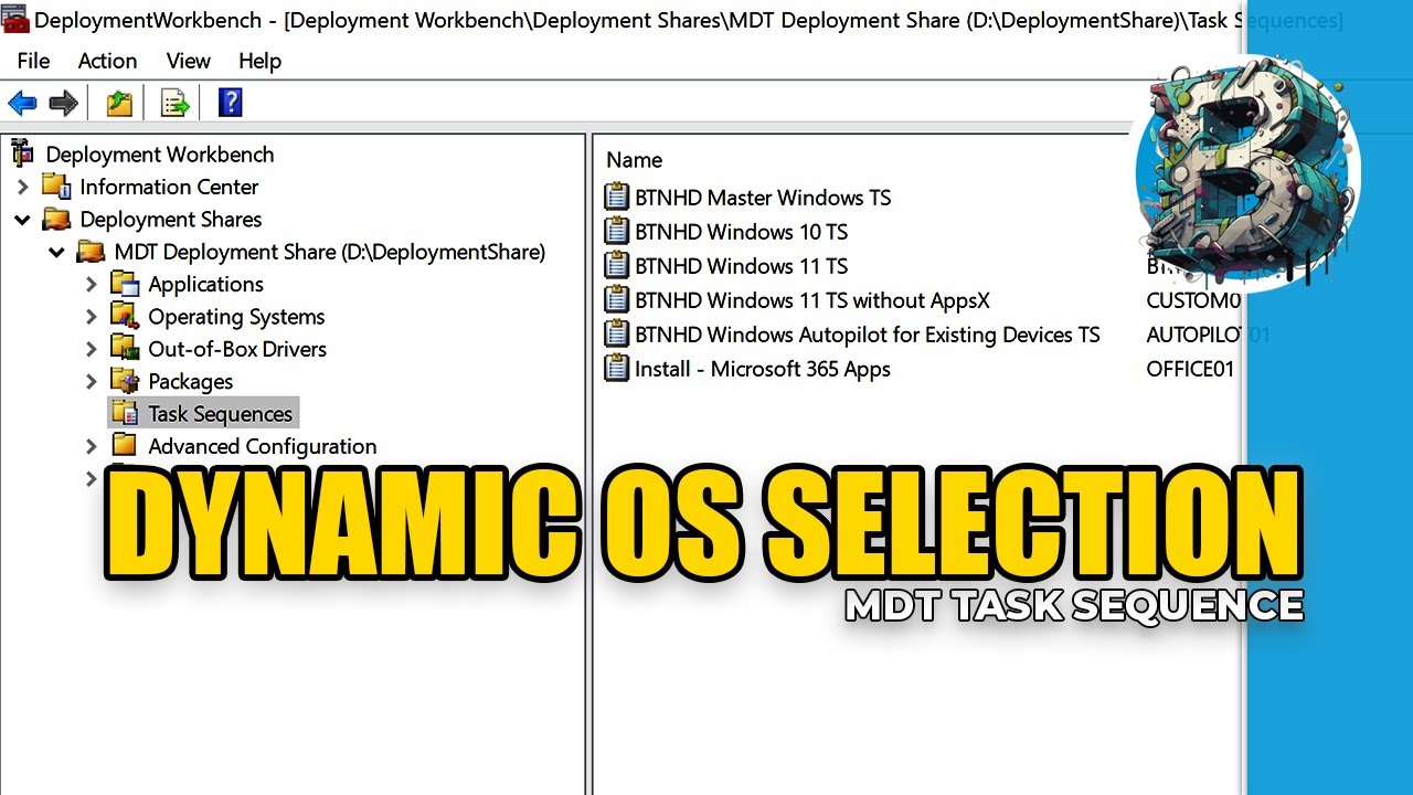 MDT Task Sequence: How to Dynamically Select OS Images