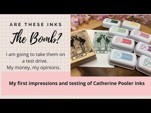 First impressions and test drive of Catherine Pooler inks/ Zen Collection 2021/ Worth the Hype?