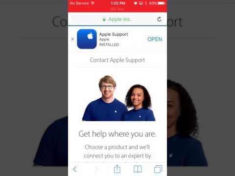 How to chat with a Real apple support person
