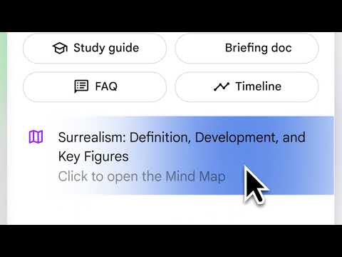✨ See your research come to life with Mind Maps from @NotebookLM 💡ðŸ§
