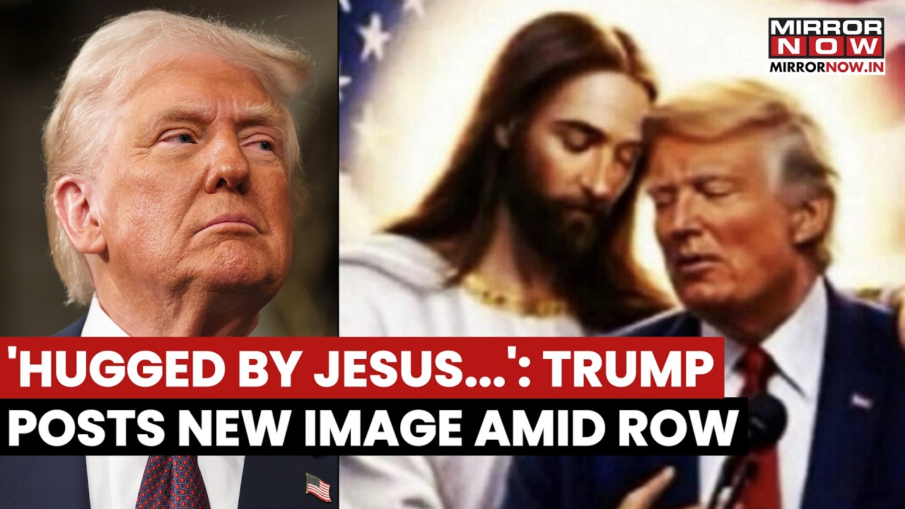Donald Trump's Cryptic Post: Shares AI Jesus Hug Image Again, Sparks Fresh Outrage | World News