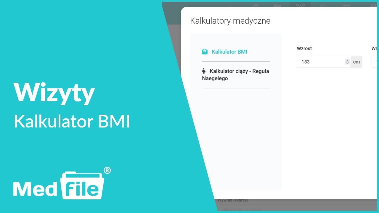 Kalkulator BMI | program do gabinetu