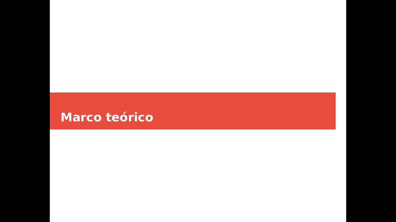 Marco teórico (Práctica)