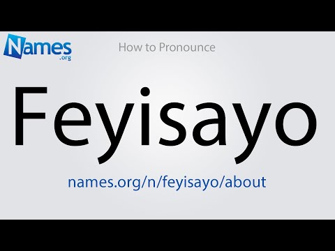 How to Pronounce Feyisayo