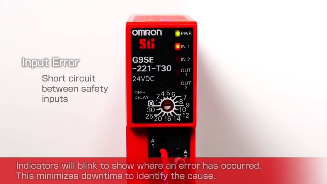 Compact Omron G9SE Safety Relay Units for Simple Applications