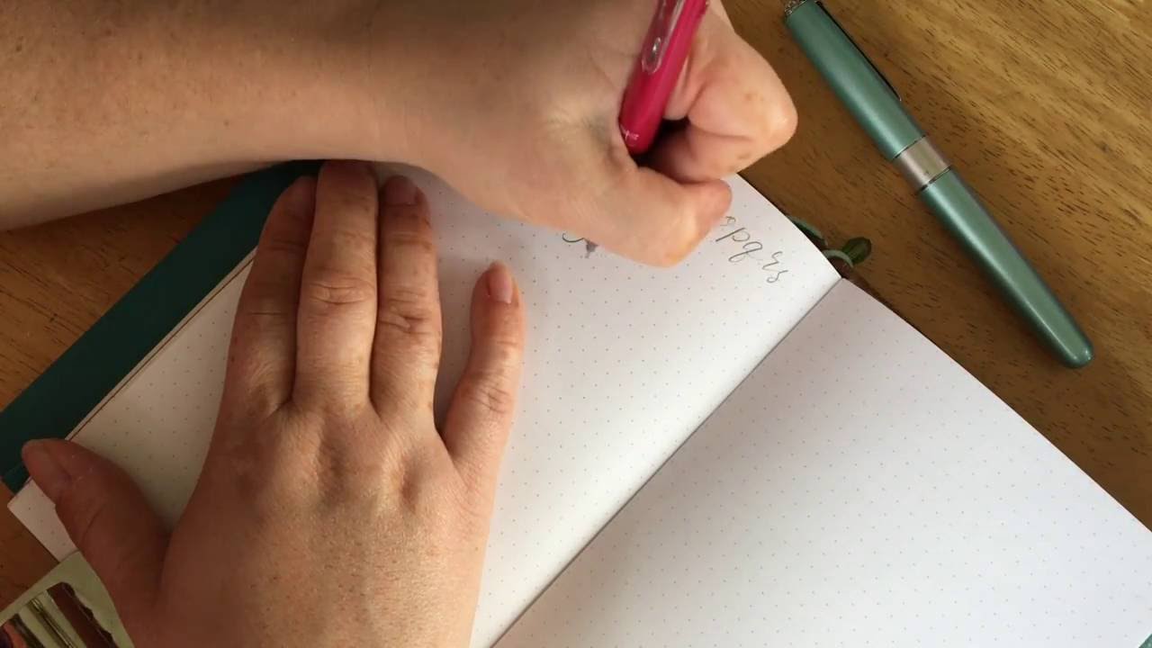 Reviewing Basic Cursive Penmanship