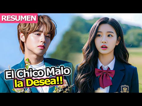 🔥Chica tímida sufre bulliýngg pero el matón de la escuela se enamora de ella, y...