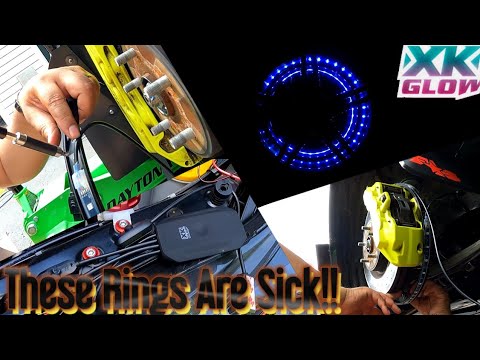 XKGLOW - The BEST APP CONTROLLED WHEEL RING LIGHTS installed on my 2018 Subaru WRXSTI