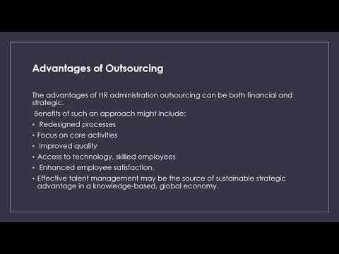 Outsourcing in HRIS