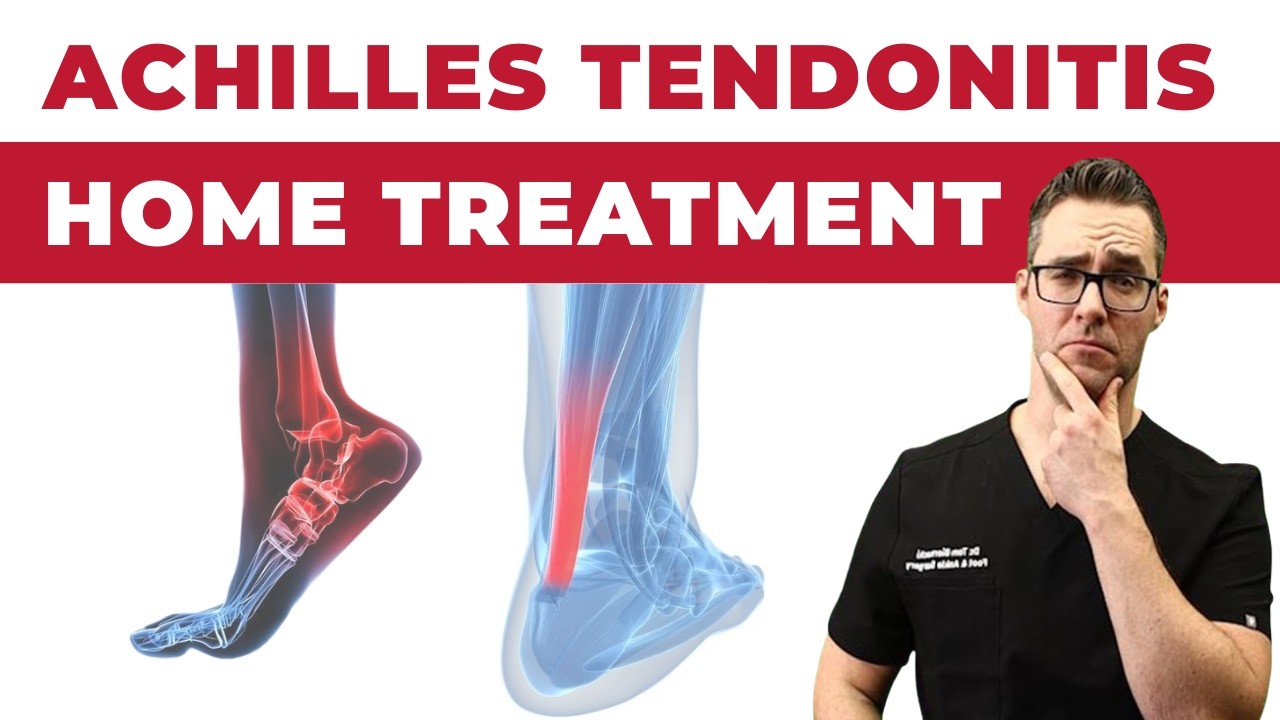 Insertional Achilles Tendonitis HOME Treatment [Stretches & Exercises]