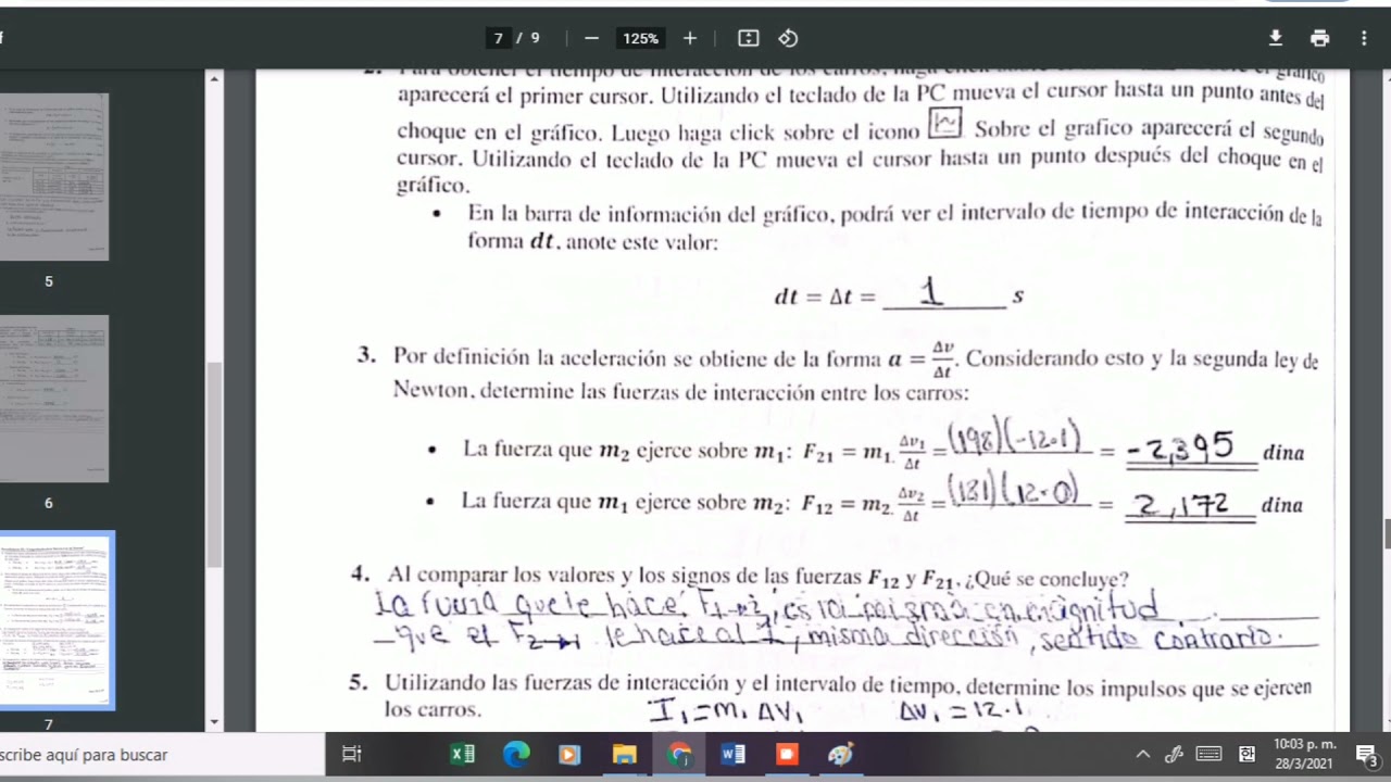 Práctica 6 - Laboratorio de Física Básica. El pdf en la descripción....