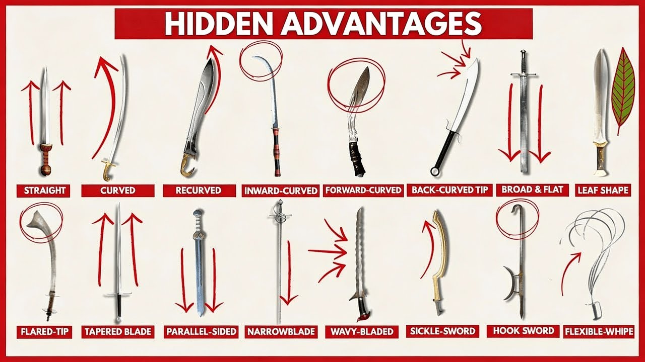 Every HIDDEN ADVANTAGE of Each Sword Shape Explained