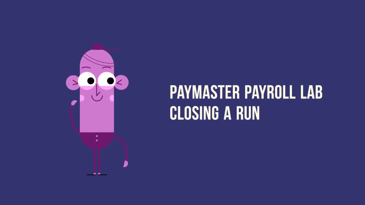 Paymaster Payroll Lab — Closing A Run