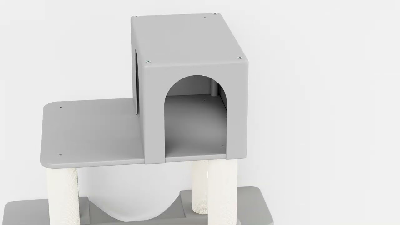 Globlazer S81F Cat Tree Assembly Guide