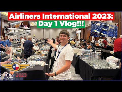 AIRLINERS INTERNATIONAL 2023: Day 1 Vlog! (GeminiJets, Avgeeks, & More!)