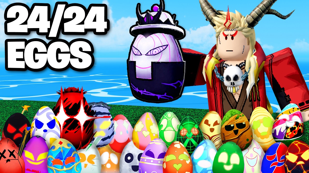 I Collected EVERY Egg in Blox Fruits Easter Update
