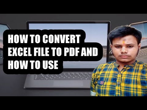 how to convert excel file to pdf | and how to use |