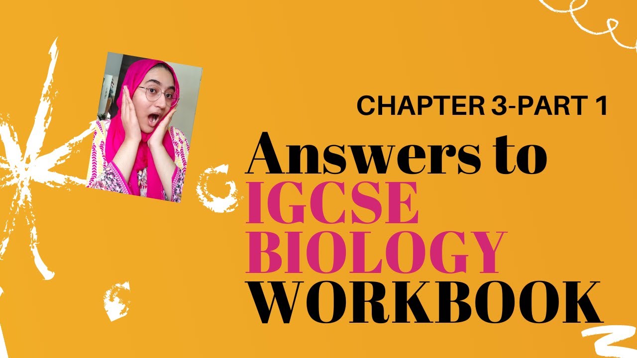 IGCSE Biology Workbook Answers Chapter 3 Part 1|Movement in and out of cells