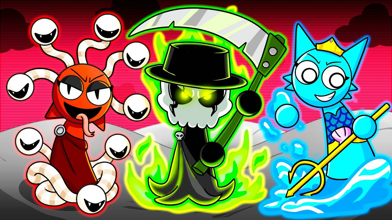 SPRUNKI, But They're GODS! (Cartoon Animation)