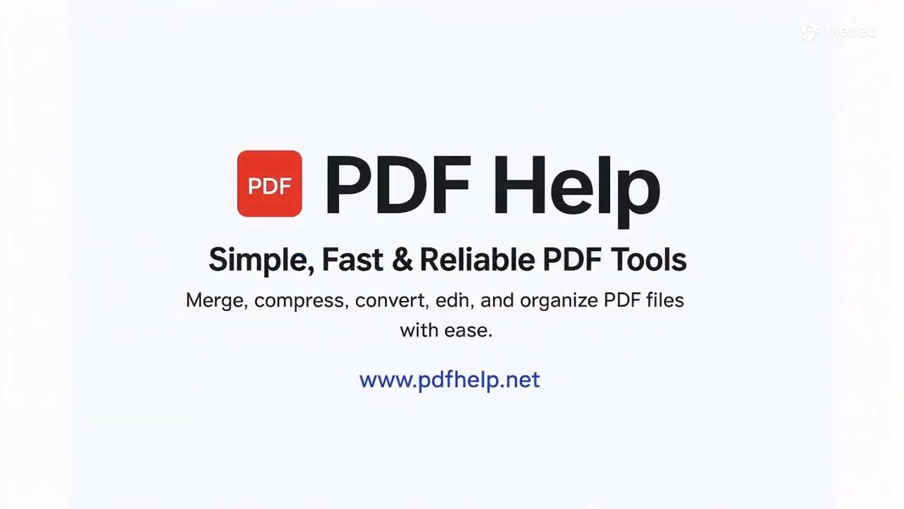 PDF Help | Simple, Fast & Reliable PDF Tools
