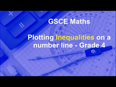 Inequalities on a number line - GCSE revision Grade 4 questions