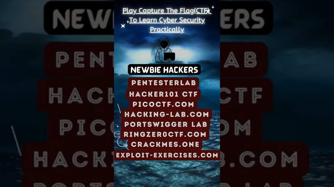 Capture The Flag(CTF) Resources to Practice. #ctf #bugbountytips #cybersecurity #infosec