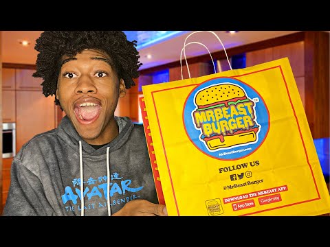 Trying MrBeast Burger For The First Time