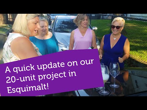 "The right place at the right time." An update on the 4-plex redevelopment in Esquimalt, Sep 2020.